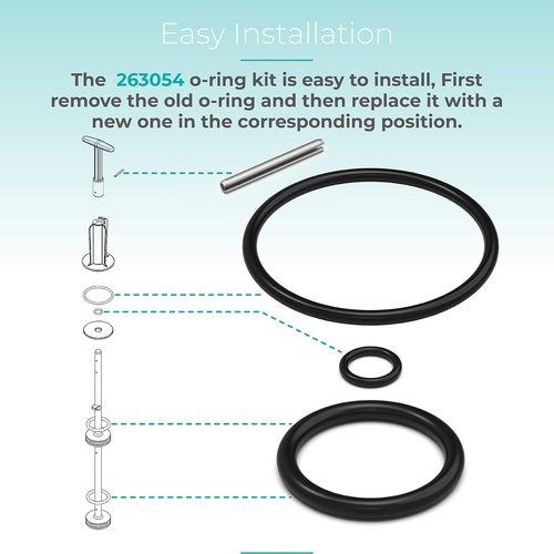Pool Slide Valve O-Ring Kit 263054 Compatible with Pentair/PacFab/Sta ...
