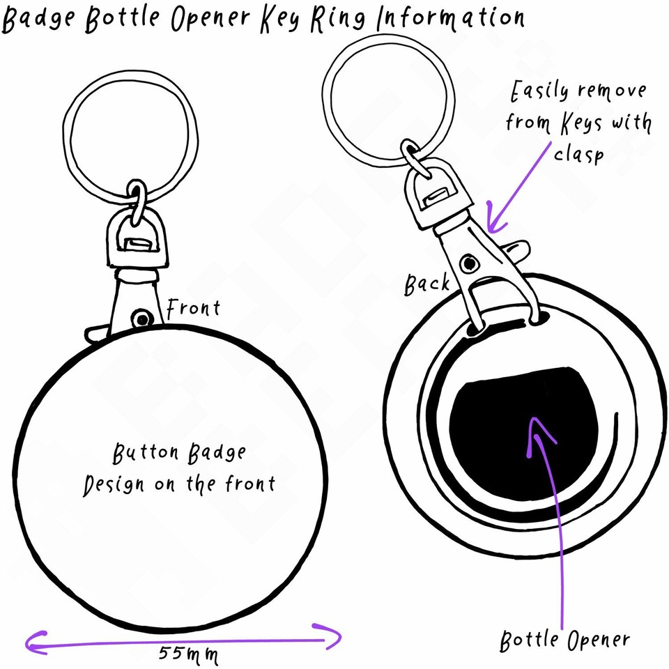 I Love Heart Buses - 55mm Button Badge Bottle Opener Key Ring New | eBay