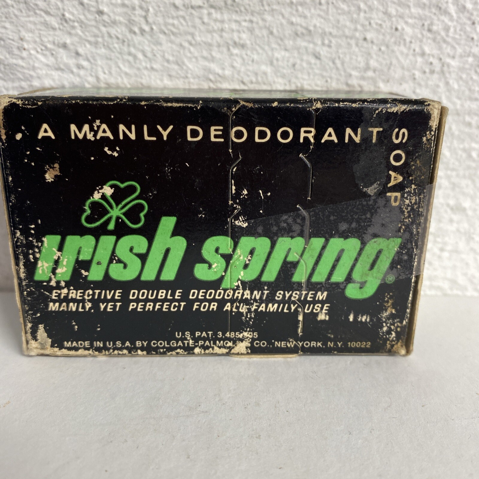 Vintage Black Box Irish Spring A Manly Deodorant Soap Bar 5 Oz (new-old ...