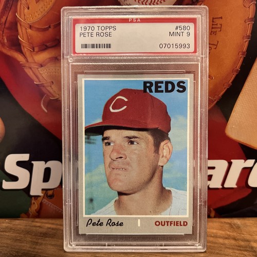 1970 Topps Baseball #580 Pete Rose Reds PSA 9 Mint And Centered | eBay