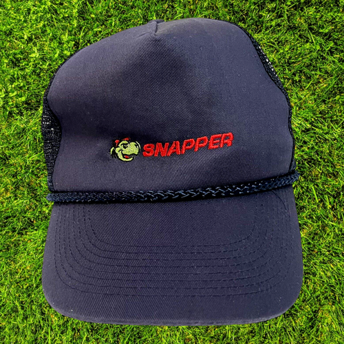 Snapper Hat / Cap Snapback Blue Mesh Back Turtle Logo - Mower Company ...