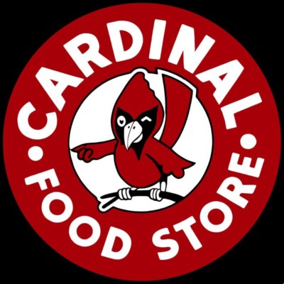 Cardinal Food Store, Grocery Store NEW Sign 28" Dia. Round AMERICAN ...