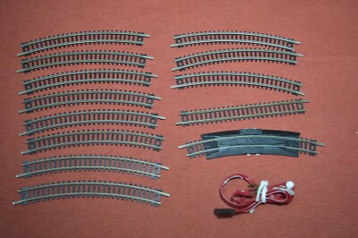 Lot of 13 HO Scale Train Tracks Bachmann Rerailer Switch Track w ...
