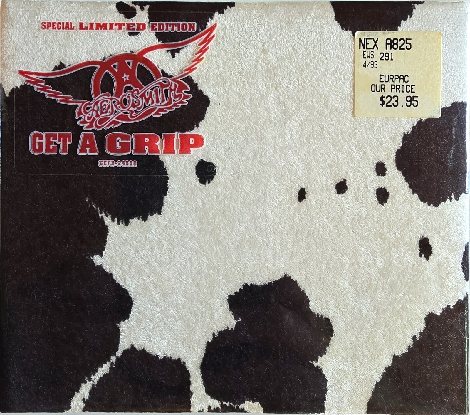 Aerosmith - get a grip - FUR COVER- Rare (CD, Apr-1993, Geffen) BRAND NEW 720642453025 | eBay