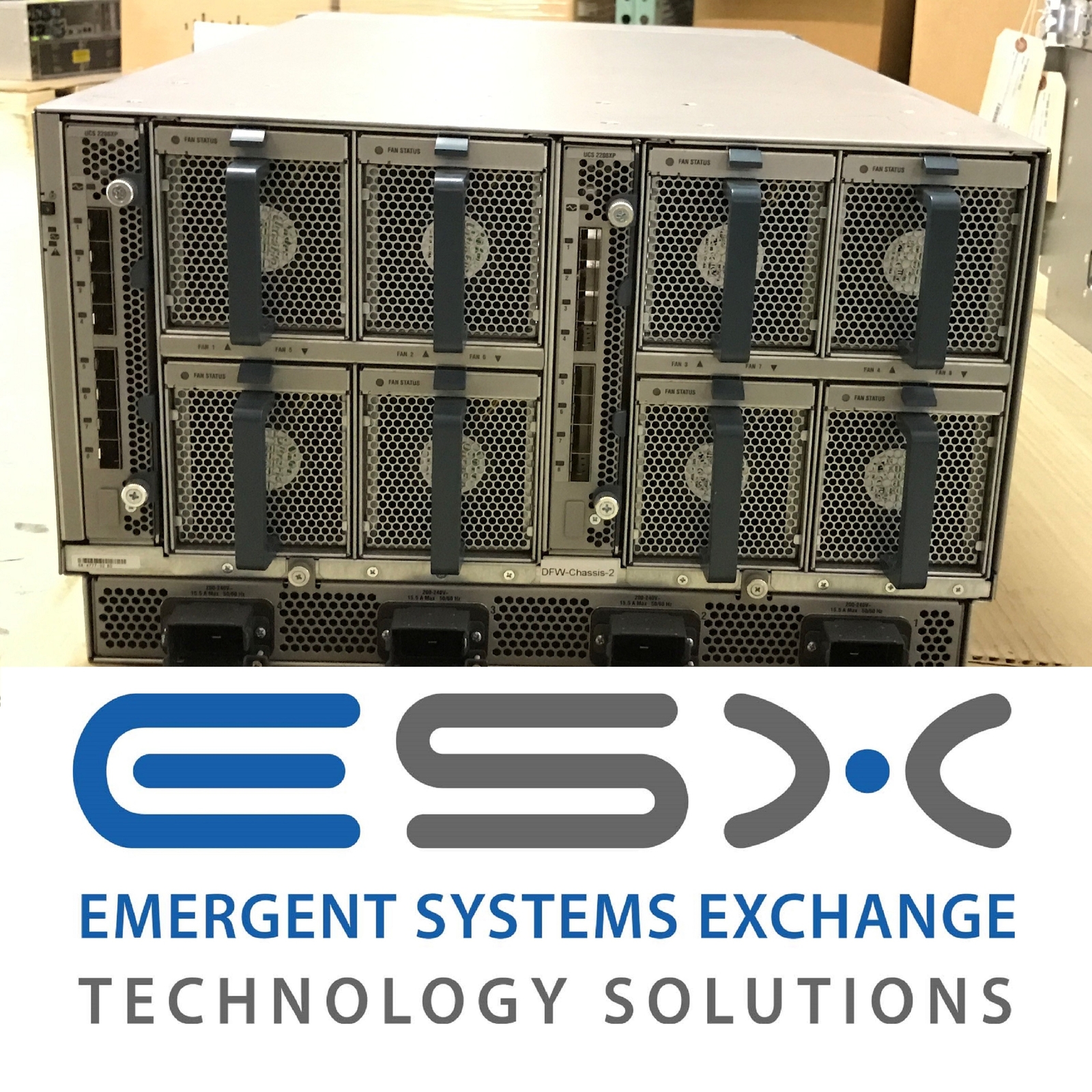 Cisco UCS 5108 Blade Chassis w/ 8x B200 M4 2x 12 Core E5-2670v3 2.3GHz ...