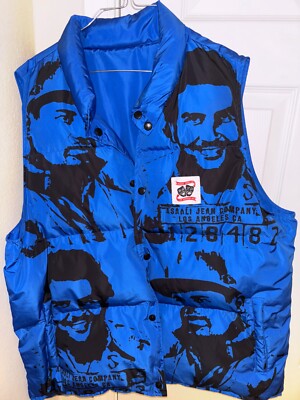 Blue asaali jean co. Reversible Puffer vest | eBay