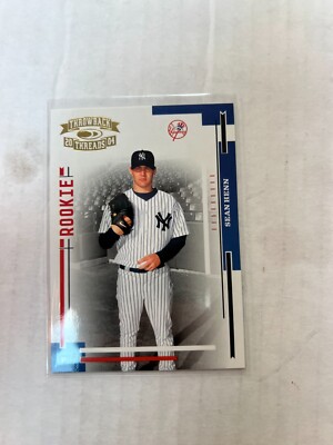 Sean Henn 2004 Donruss Throwback Threads Rookie #236 #0145/1000 NrMt | eBay