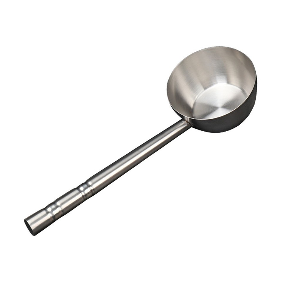 Stainless Steel Water Scoop Multipurpose Water Ladle Flat Bottom Soup ...