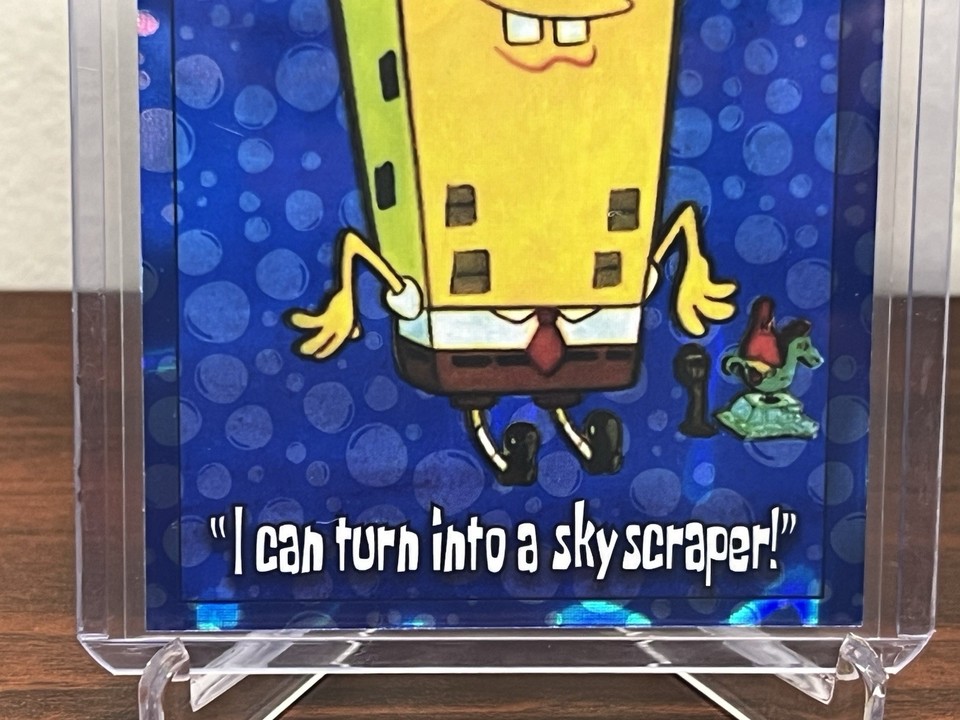 Topps Chrome SpongeBob Pretty Patties Stand + I Can Turn Into A ...