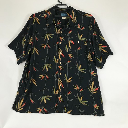 Tropicool Mens Hawaiian Shirt Size XLG Multicolor Floral Short Sleeve ...