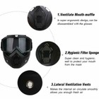 Motorcycle Goggles Face Mask Dirt Bike Motocross Off-Road MX ATV ...