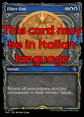 MTG FILTER OUT 57 FOIL EXC - FILTRARE - MAT X IT - MAGIC | eBay.de