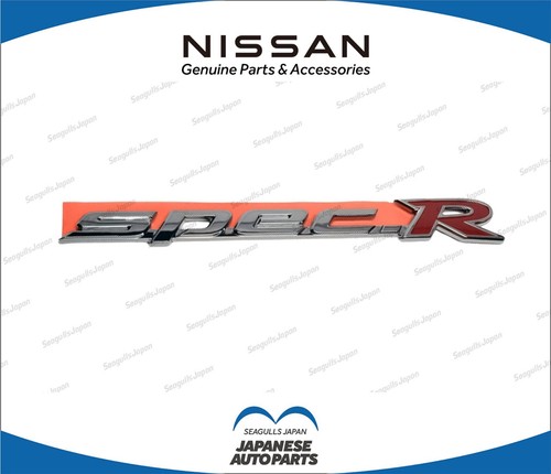 Genuine S15 Silvia Spec R Emblem Black Chrome Badge 78896-91F00 F/S ...