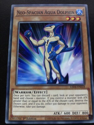 Yu-Gi-Oh! TCG Neo-Spacian Aqua Dolphin Magical Hero LED6-EN018 1st ...