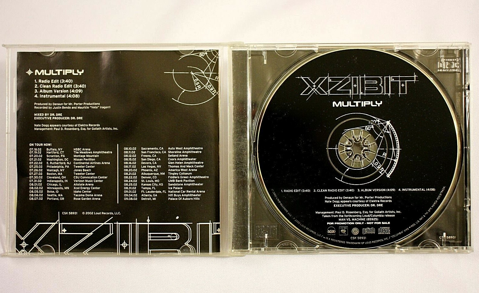 Xzibit Multiply Single CD Mix 2002 Loud Records Columbia Rap Hip Hop | eBay