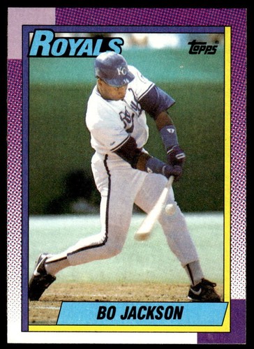 1990 Topps 300 Bo Jackson Kansas City Royals MLB baseball card | eBay