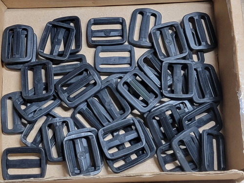 New Fastex Buckle Black Tri Glide Sliplock ITW NEXUS SR-1 , 1" plastic ...