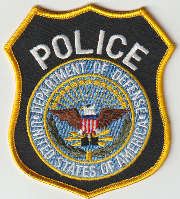 Department of Defense Police non shield shape patch | eBay