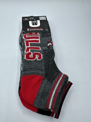 Chicago Bulls NBA mens low cut socks Size 6-12 3 pack | eBay