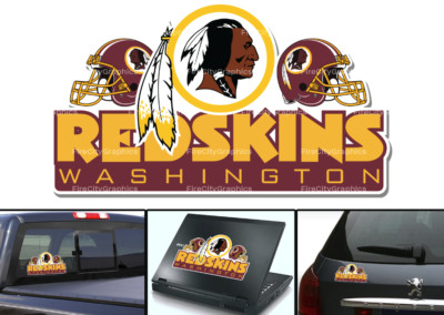 Washington Redskins Sticker Decal Car Truck Window Wall Laptop Phone ...
