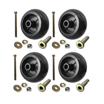 4X Deck Wheel Roller Kit – Fits Exmark 116-9981, 103-3168, 103-4051 ...