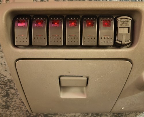 05-07 Ford Super Duty 7 gang Carling style Upfitter switch panel | eBay