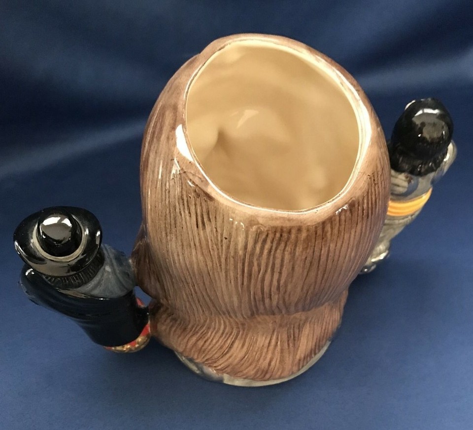 VTG Royal Doulton Character Jug OLIVER CROMWELL D6968-Dbl Handle COA ...