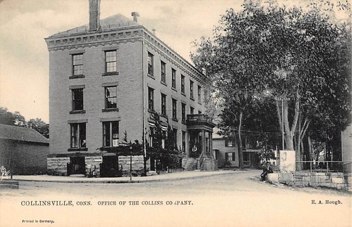 COLLINSVILLE, CT ~ COLLINS COMPANY OFFICE BUILDING, TUCK PUB ~ c 1903 ...