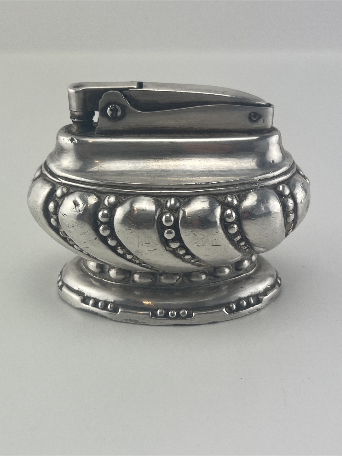 Vintage Ronson Crown Silver Plate Table Lighter For Parts Or Repair USA ...