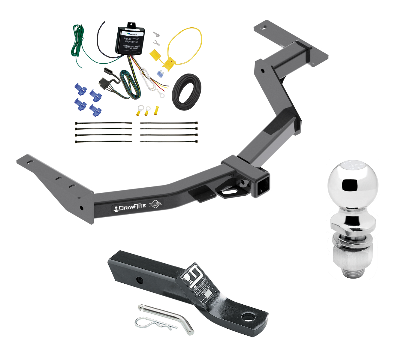 Trailer Tow Hitch For 2014 Toyota Hilux SW4 Complete Package w/ Wiring ...