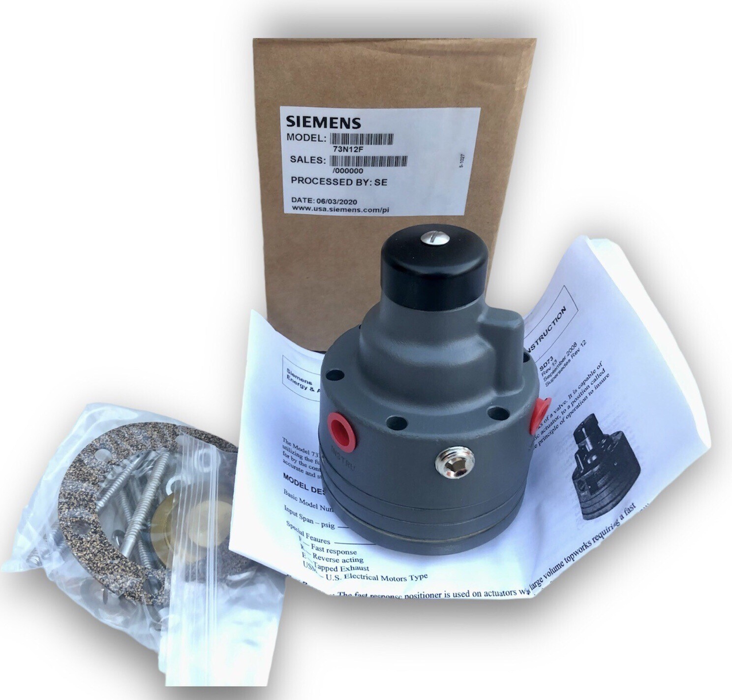 Siemens 73N12F 3-15psi Valve Positioner for sale online | eBay