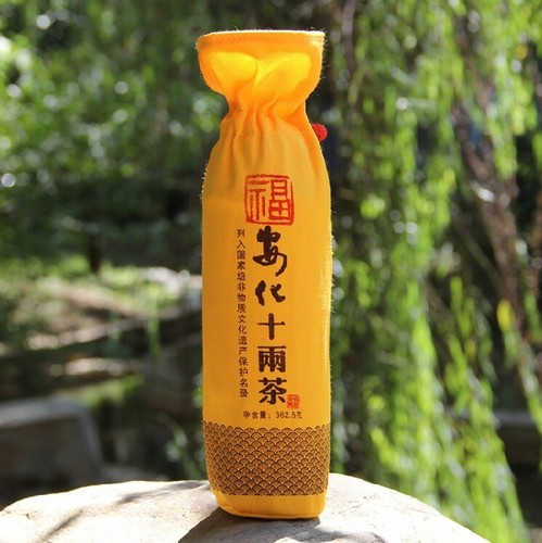 Anhua Shi Liang Cha Ten Tael Hua Juan Dark Tea Hei Cha In Bamboo Basket ...