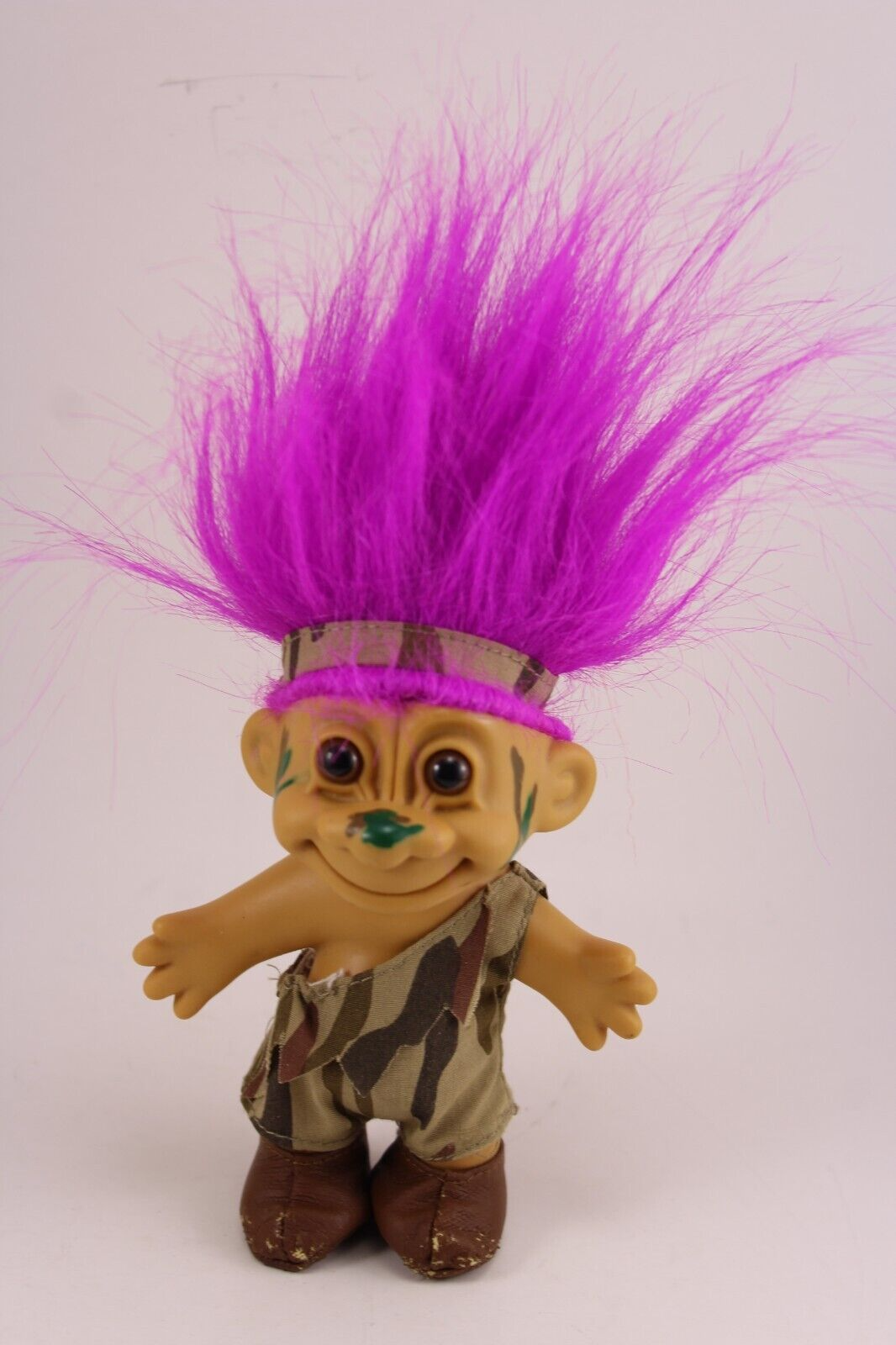 Russ Troll Camouflage Rambo Pink Purple Hair 18549 | eBay