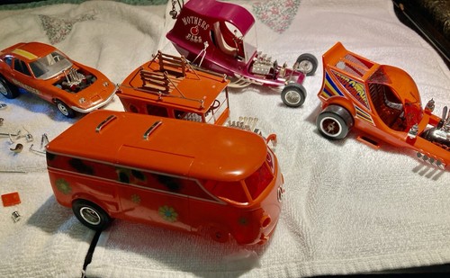 VINTAGE 1970s Tom Daniel Model Cars Lot-Mothers Pies, Tijuana Taxi, VW ...