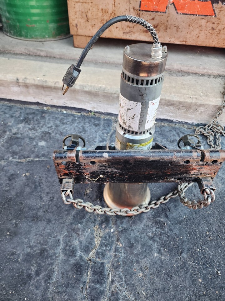AB Chance 3000 lb Capacity Electric Capstan Hoist C308-1370 Chain Mount ...
