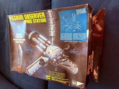 MPC NASA Pilgrim Observer Space Station Model Kit #9001 never used ...