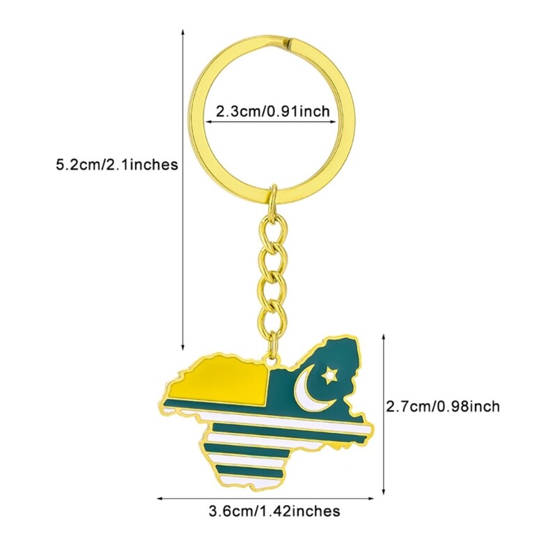Elegant Kashmir Map Keychain Kashmir Map Keyrings Steel Material | eBay