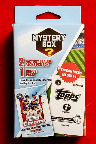 Topps Mystery Box 2 sealed packs + bonus pack, 1st Edition packs seeded ...
