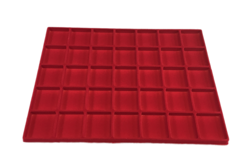 12 x 16 x 3/4" Flocked Tray for The Riker Display Case FLOCK TRAY ONLY ...