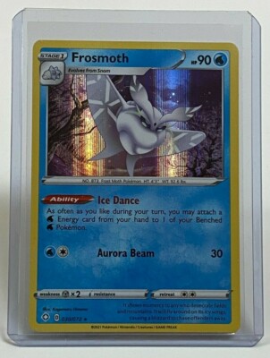 Frosmoth 30/72 Holo Foil Rare Pokemon Card Shining Fates TCG | eBay