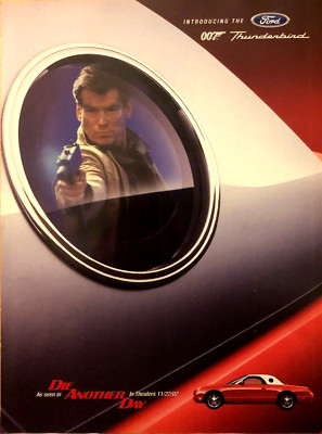 2003 FORD 007 THUNDERBIRD—JAMES BOND EDITION—MOVIE TIE-IN—MAGAZINE PRINT AD | eBay