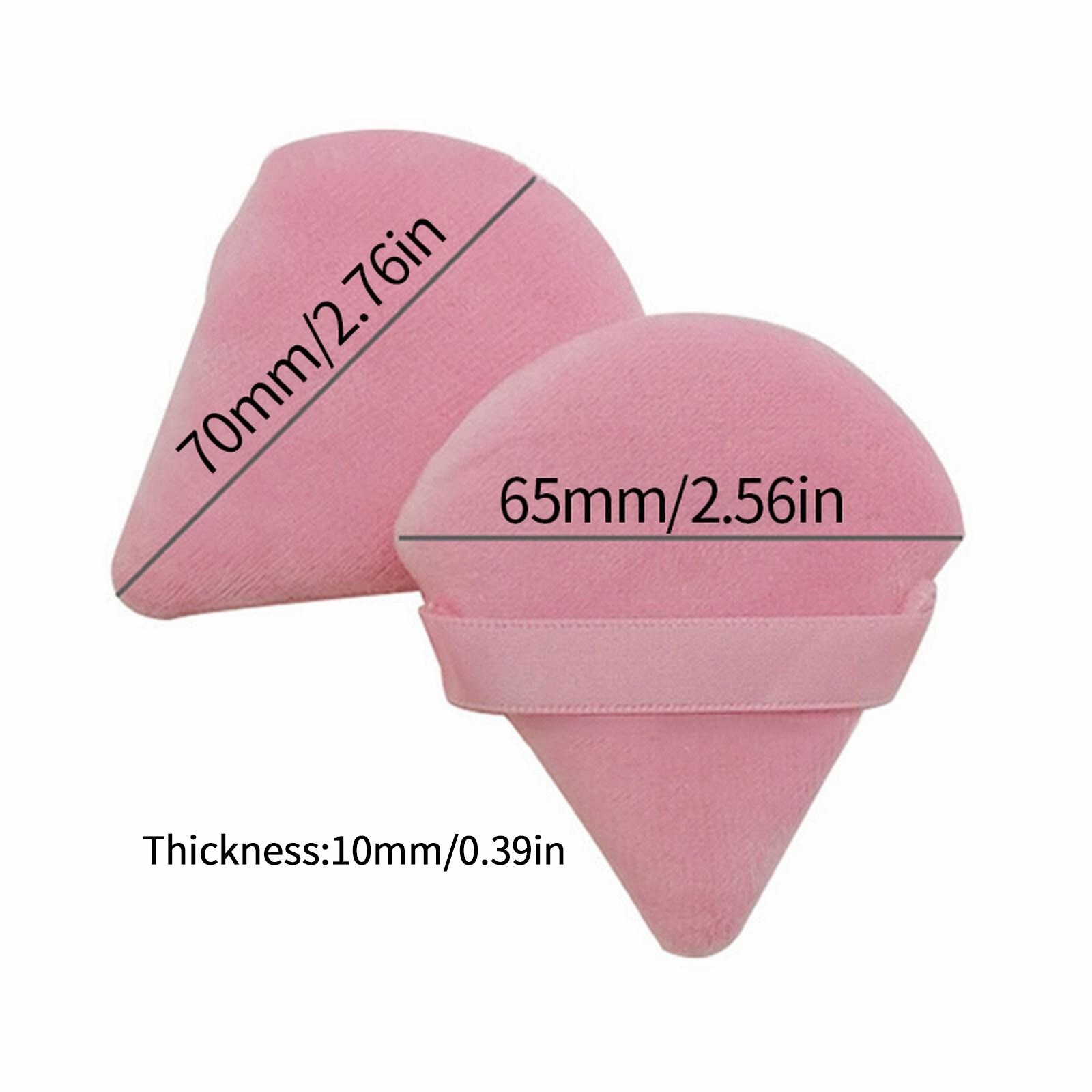 12pc Triangle Powder Puff Cosmetic Puff Make Up Tool Cotton Sponge ...