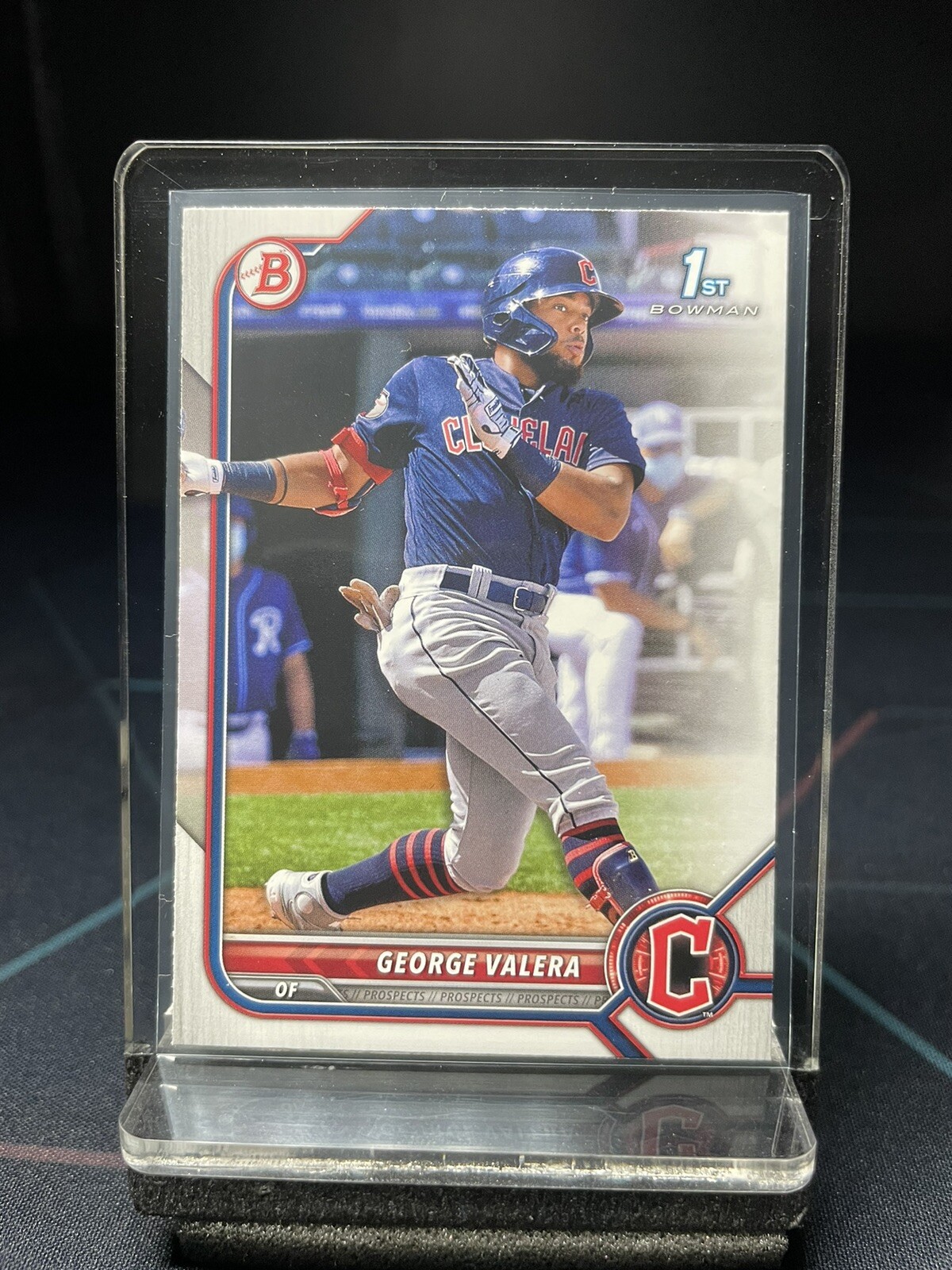 2022 Bowman George Valera 1st Bowman Cleveland Guardians Rookie Card # ...