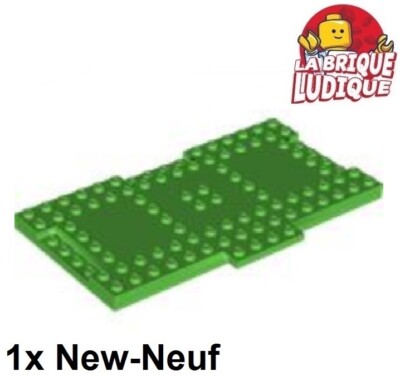 Lego 1x Brique Brick Modified 8x16 plate plaque 1x4 vert clair/brght ...