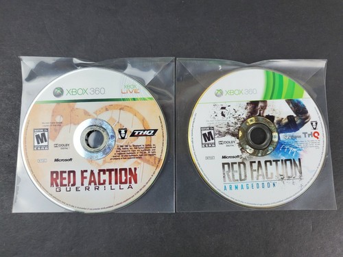 Red Faction Armageddon + Guerrilla Microsoft Xbox 360 Game Disc Only ...