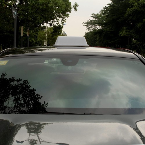 12V LED Magnetic Car Roof Taxi Top Sign Car Top Light Waterproof White ...