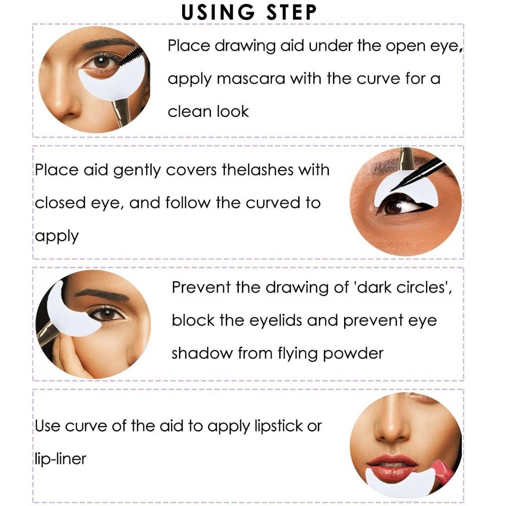 Multi-Function Eye Makeup Aid Eyebrow Eye Makeup Tool Mascara Baffle ...
