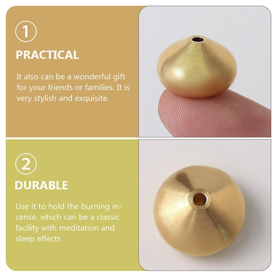 8pcs Mini Copper Incense Holders Unique Incense Burning Bases Exquisite ...