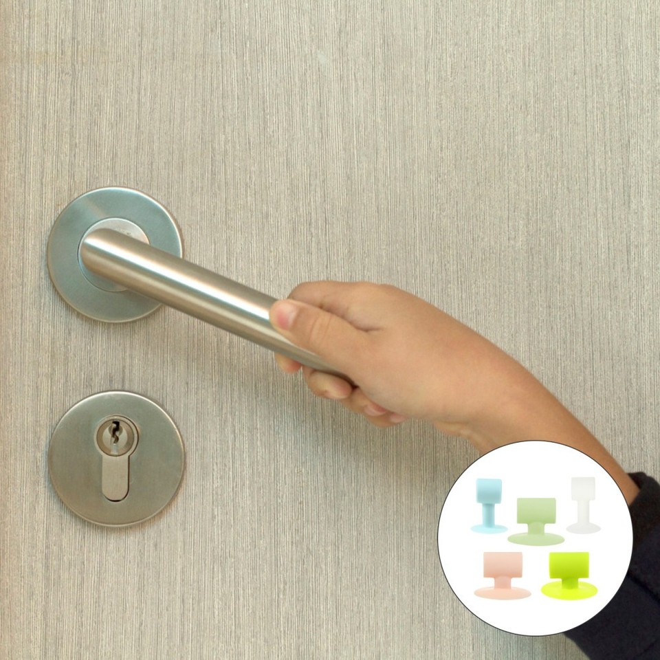 10 Pcs Silicone Door Suction Stopper Pads Anti Collision Door Wall ...