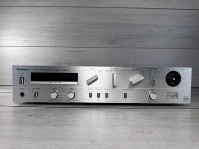 *RARE* TECHNICS SU-V5 Stereo Integrated DC Amplifier Hi-Fi Silver Amp ...